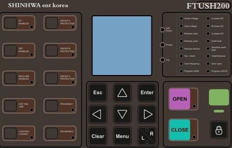 FTUSH200 Feeder Protection Relay – Shinhwa Ent Korea